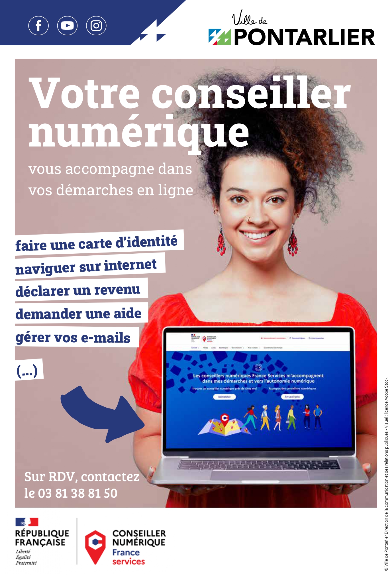 Conseiller numérique France Service - Ville de Pontarlier